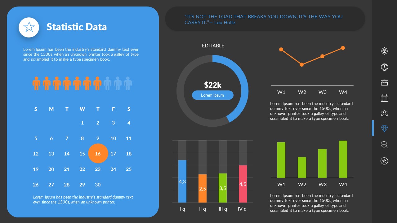 Friendly Data Dashboards PowerPoint Presentation Template, Presentation ...