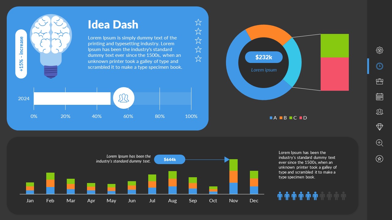 Friendly Data Dashboards PowerPoint Presentation Template, Presentation ...