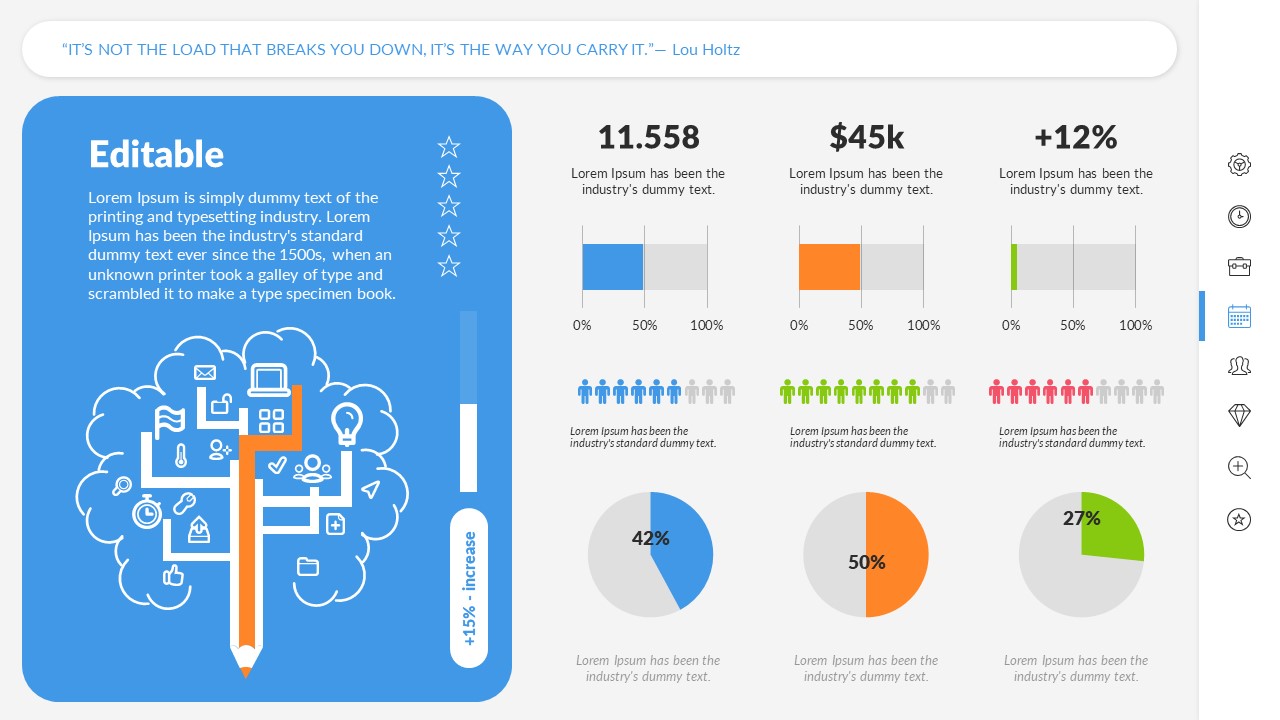 Friendly Data Dashboards PowerPoint Presentation Template, Presentation ...