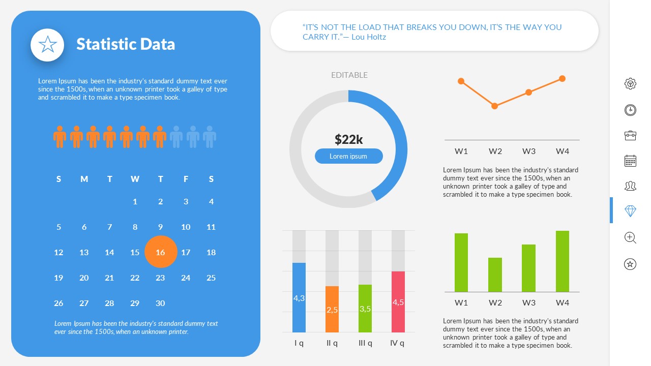 Friendly Data Dashboards PowerPoint Presentation Template, Presentation ...
