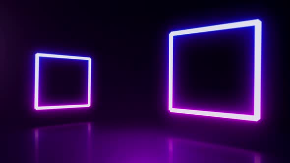Abstract Neon Light Reflection, Motion Graphics | VideoHive