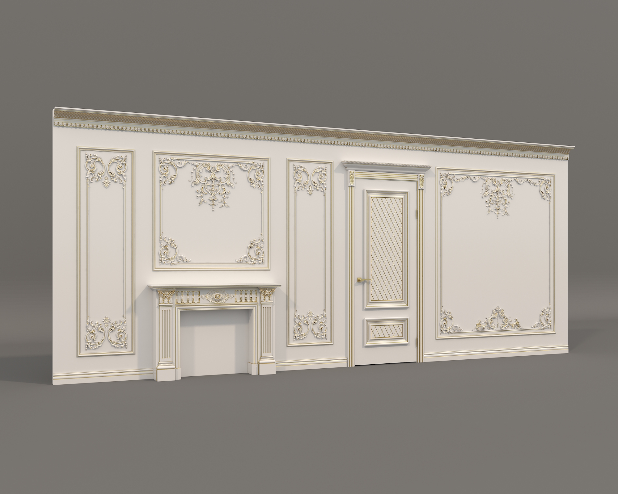 European Style Interior Wall Decoration 12 by nhattuankts | 3DOcean