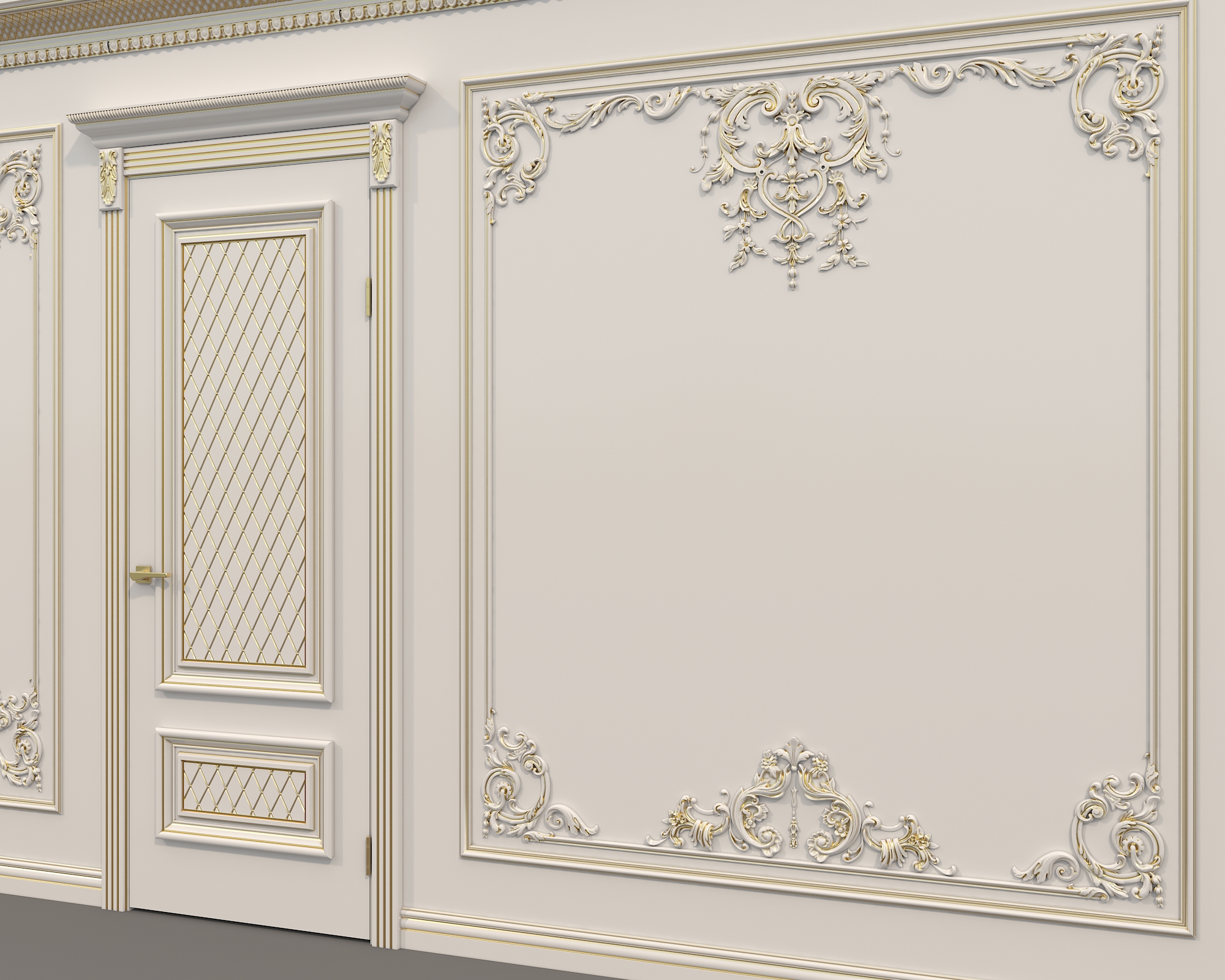 European Style Interior Wall Decoration 12 by nhattuankts | 3DOcean