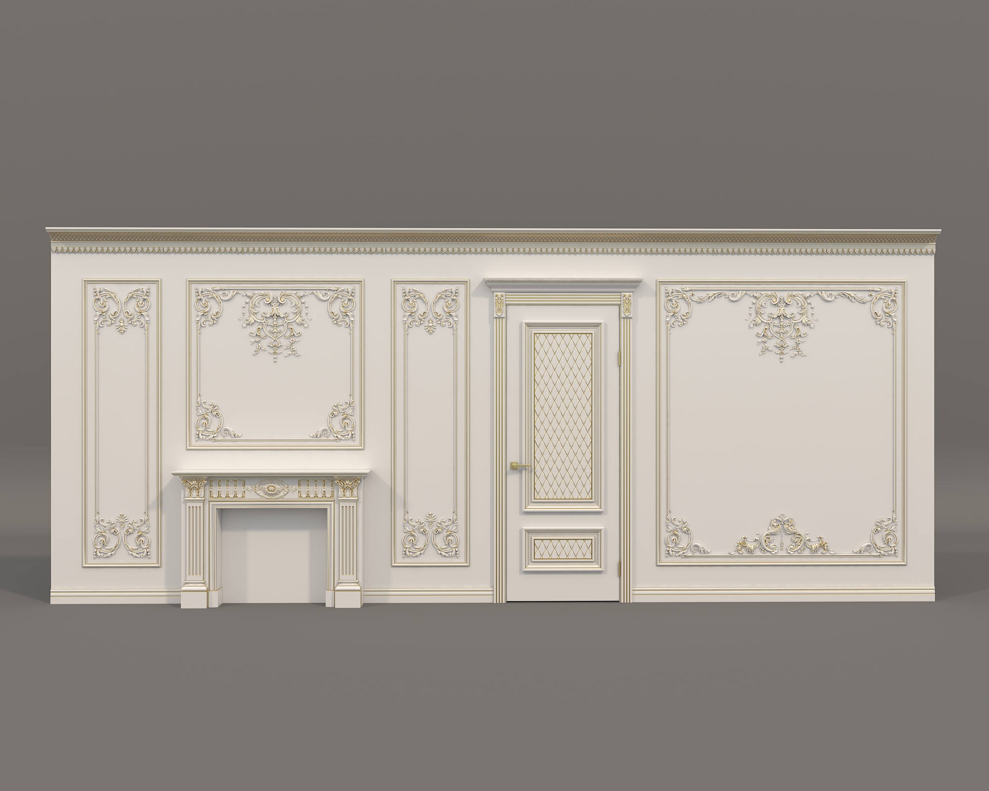 European Style Interior Wall Decoration 12 by nhattuankts | 3DOcean