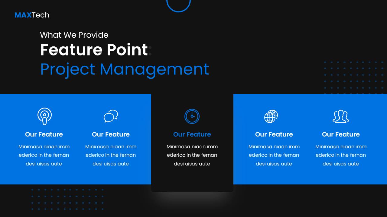 MaxTech Dark - Business Presentation PowerPoint Template, Presentation ...