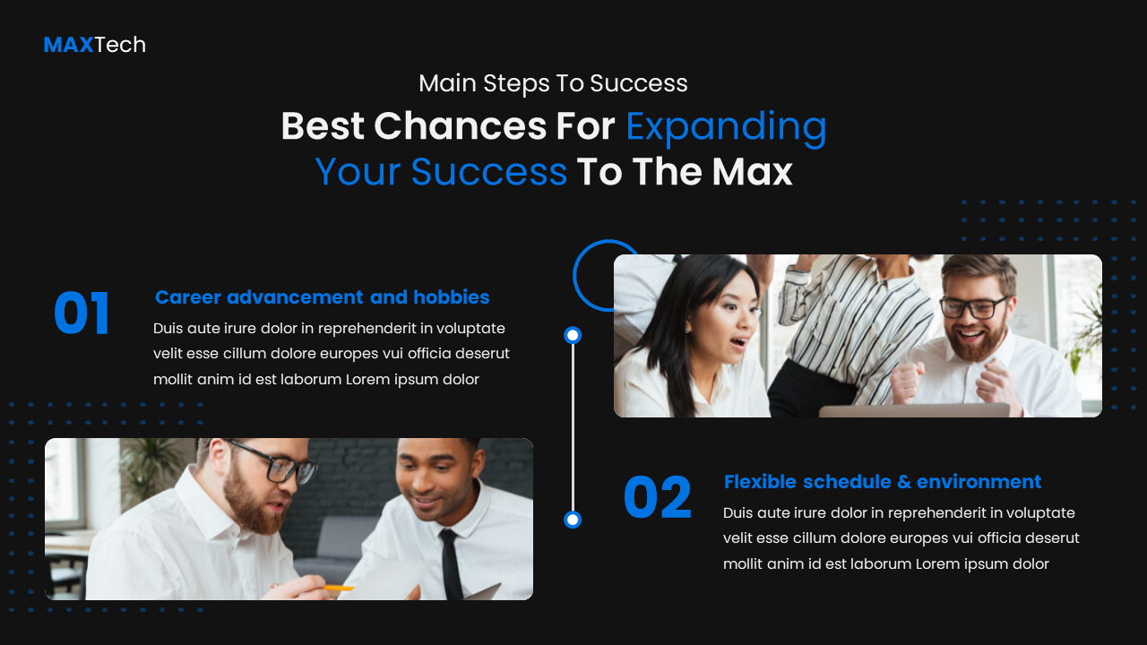 MaxTech Dark - Business Presentation PowerPoint Template, Presentation ...