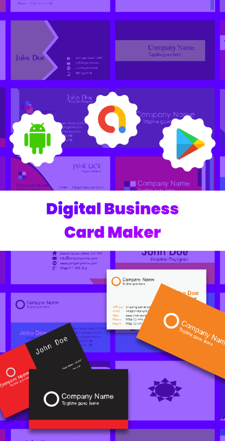 Digital Business Card Maker - Creative Visiting Card Maker - Visiting ...