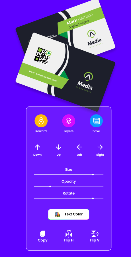 Digital Business Card Maker - Creative Visiting Card Maker - Visiting ...