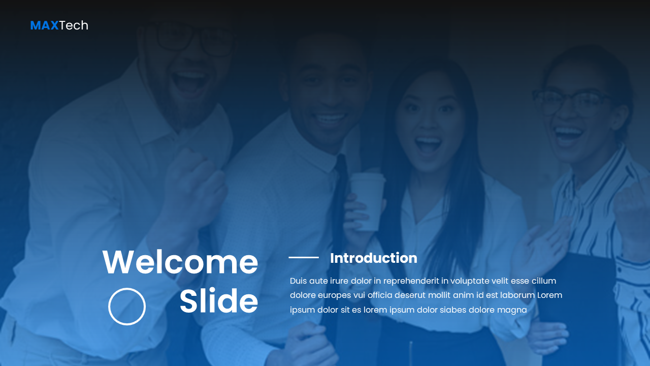 MaxTech Dark - Business Presentation Google Slide Template ...