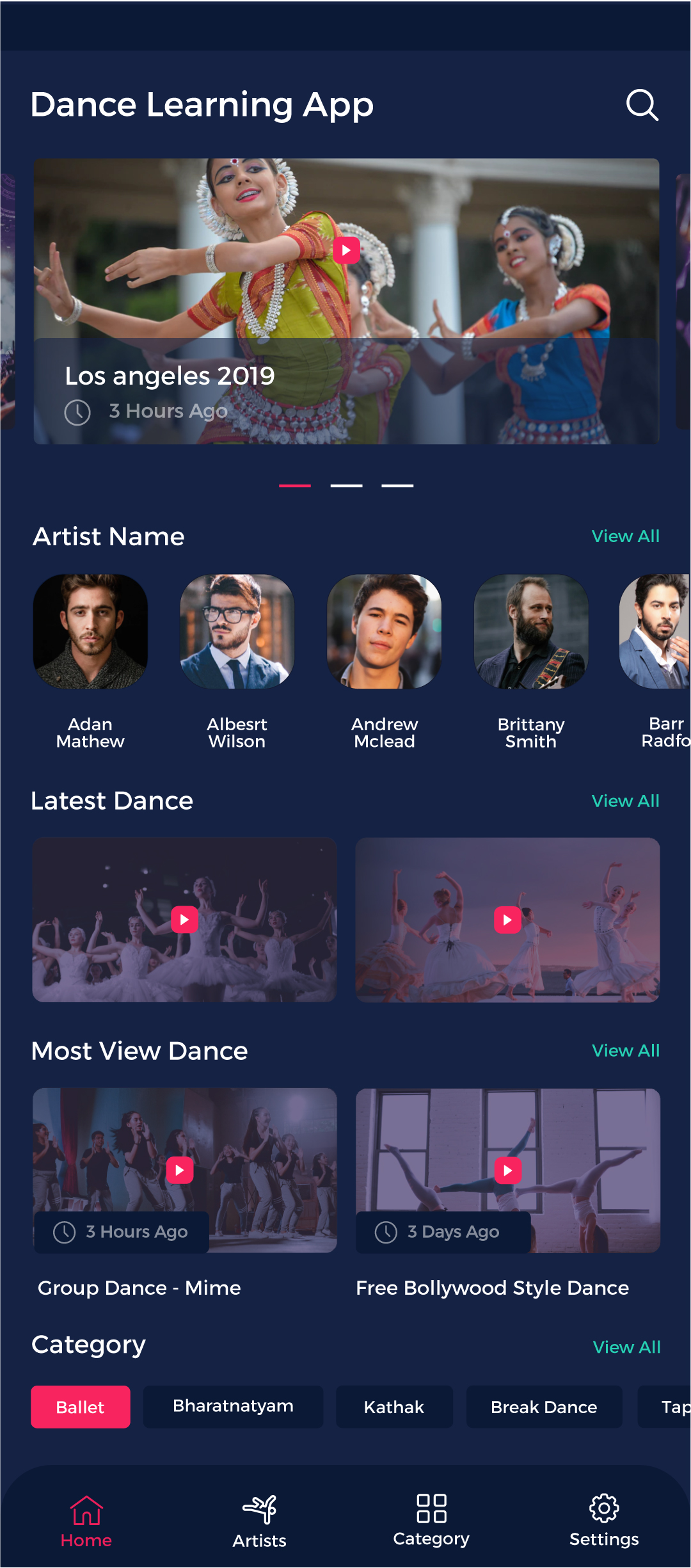 Android Dance App - Video App (youtube channel + live streaming + m3u8 ...