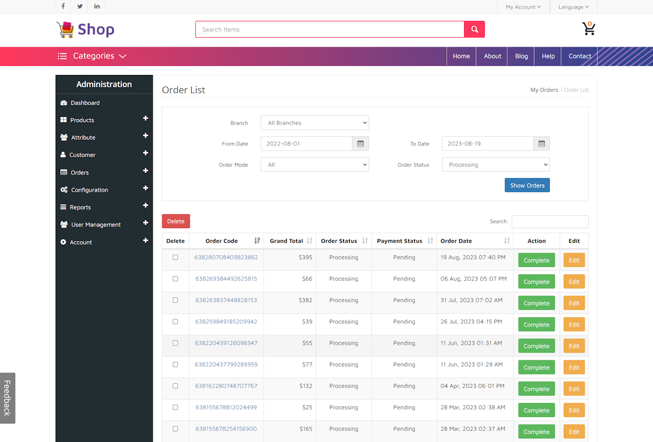 .NET 7 Fashion ECommerce Solution by CleanCoders | CodeCanyon