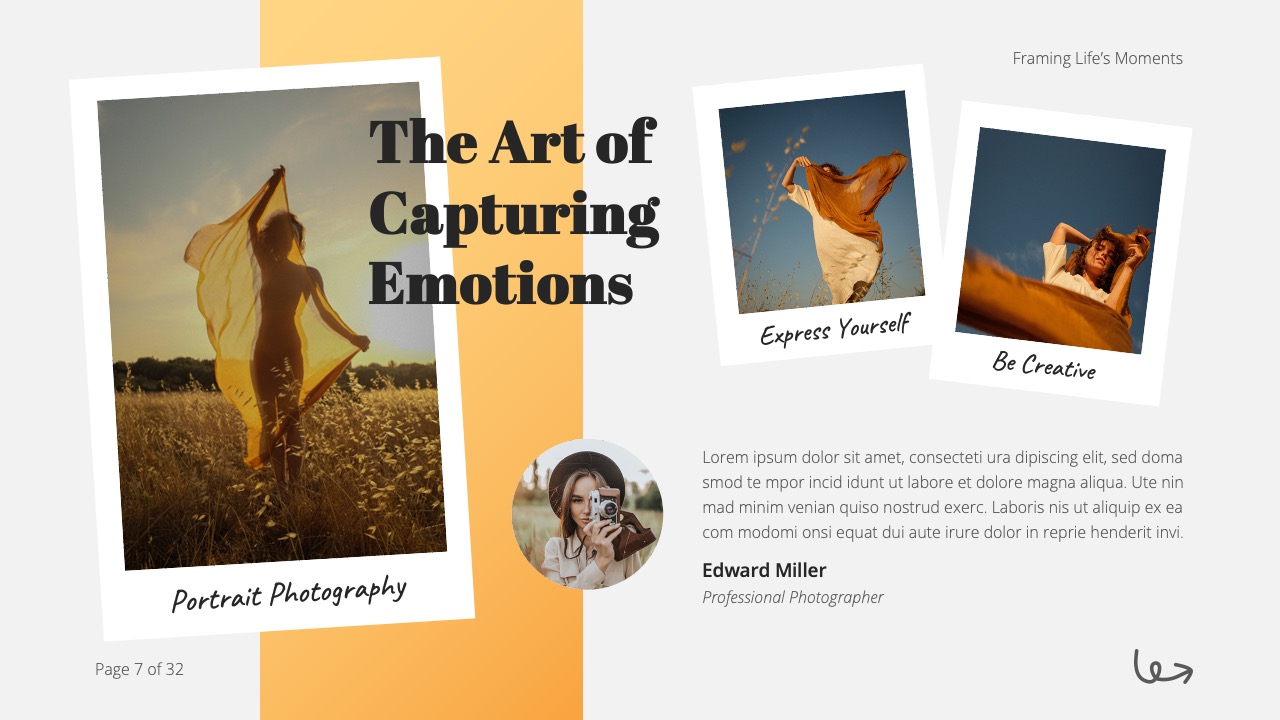 Lens Studio: Photography PowerPoint Template by semestalabs | GraphicRiver