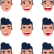 80 Emotion Faces Set, Vectors | GraphicRiver