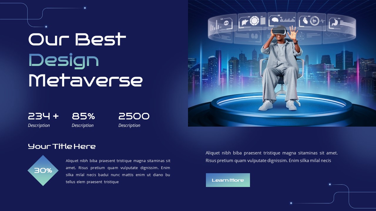 Metaverse PowerPoint Template, Presentation Templates | GraphicRiver