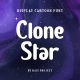 Clone Star Font, Fonts | GraphicRiver