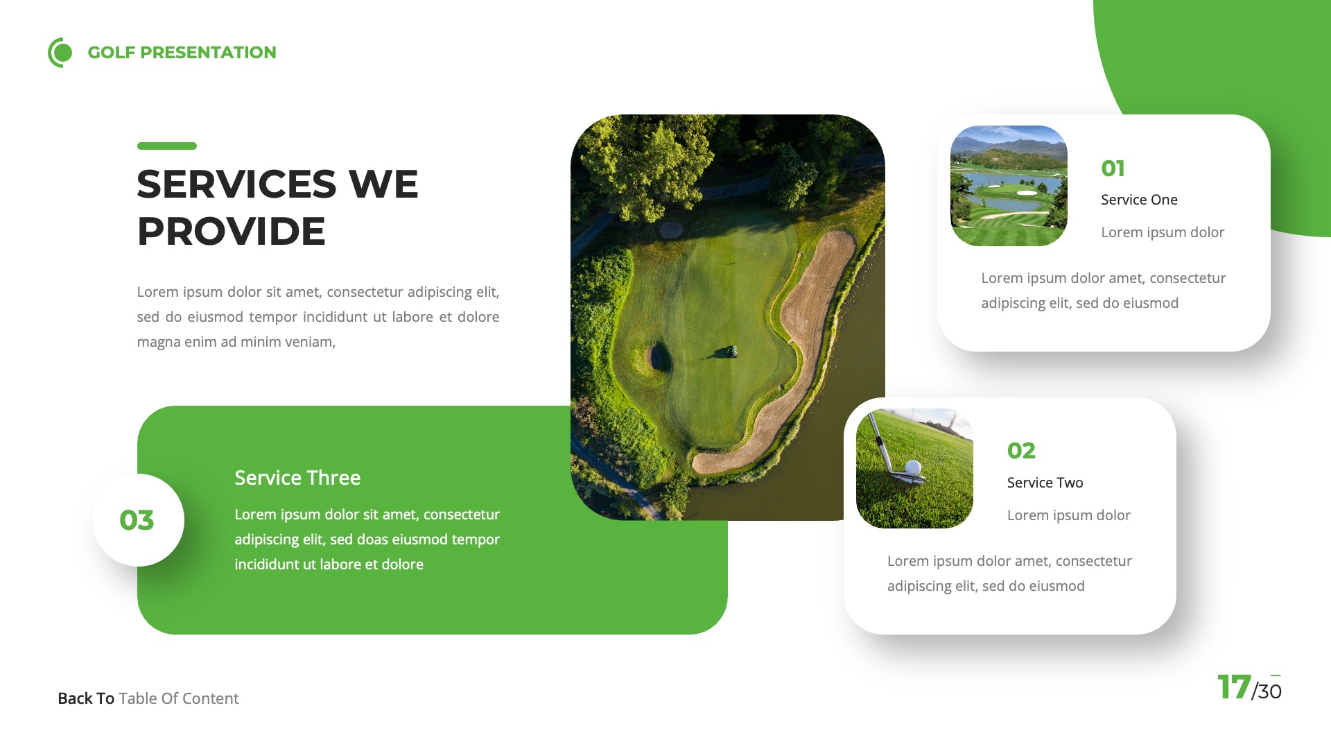 Golfice - Golf PowerPoint Template, Presentation Templates | GraphicRiver