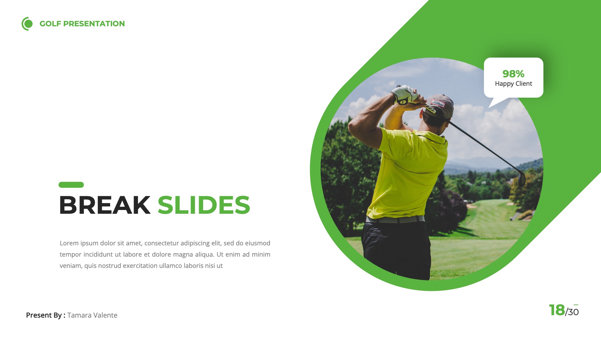 Golfice - Golf PowerPoint Template, Presentation Templates | GraphicRiver