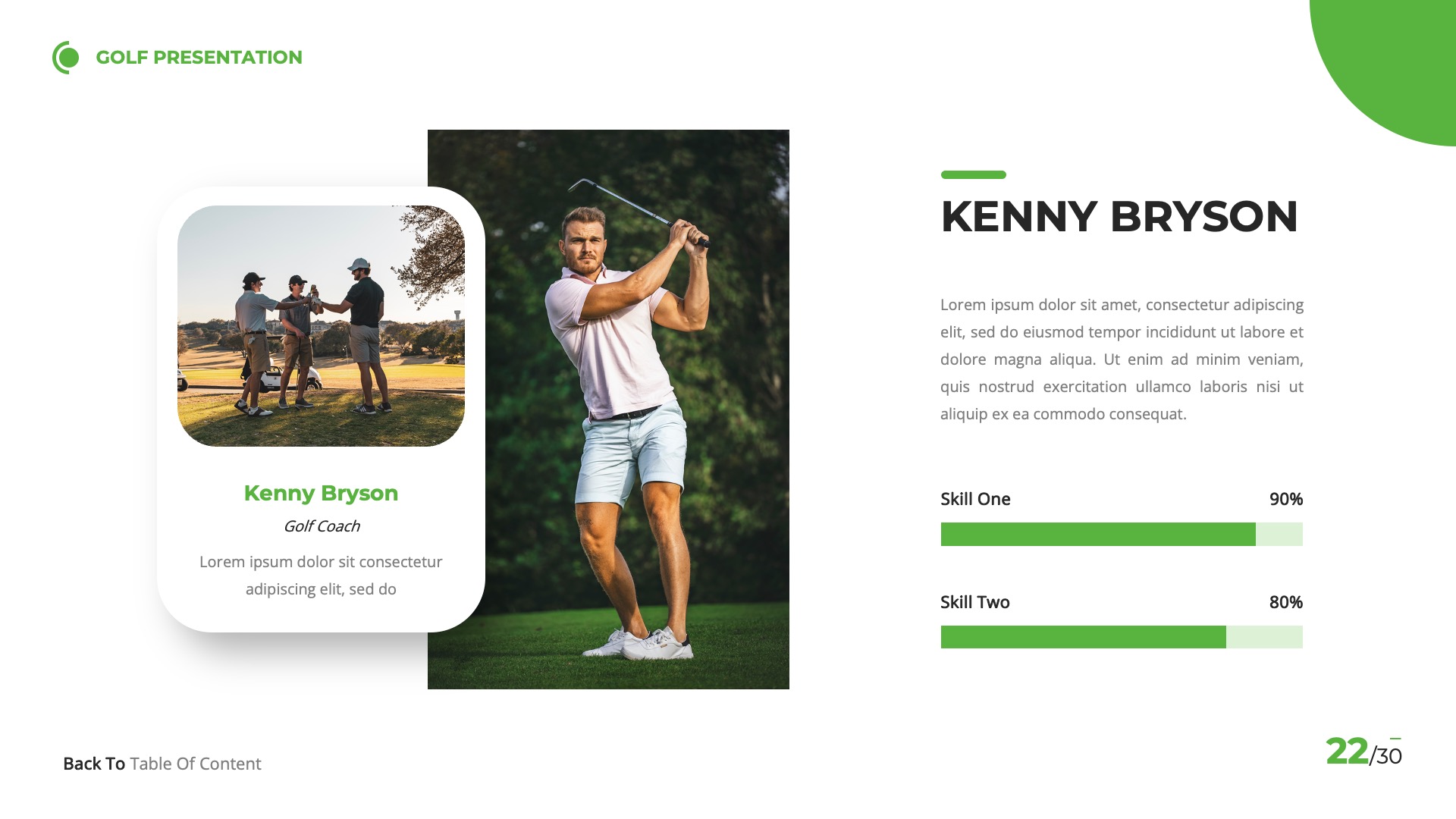Golfice - Golf PowerPoint Template, Presentation Templates | GraphicRiver