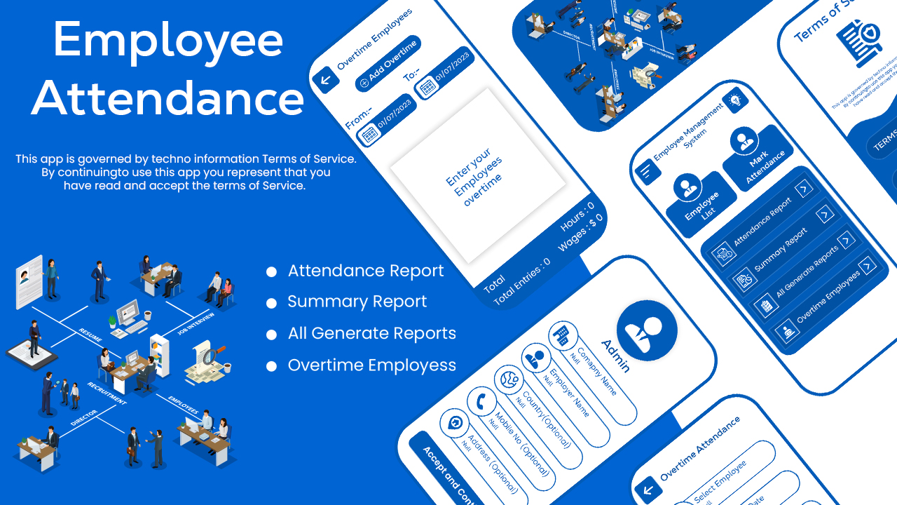 EMS - Employee Management System - Attendance Manager App - Daily ...