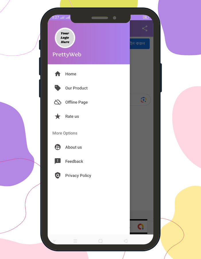 Prettyweb Multi Purpose Android Webview App Admob Ads Onesignal Push And Much More By