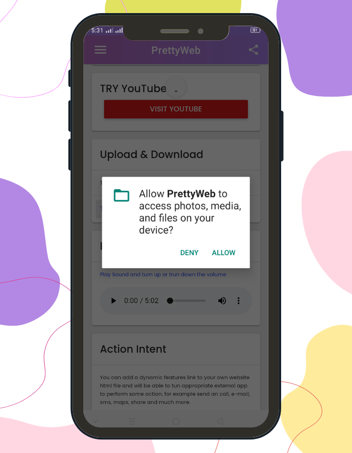 PrettyWeb - Multi-Purpose Android WebView App, AdMob Ads, OneSignal Push & Much More by ...