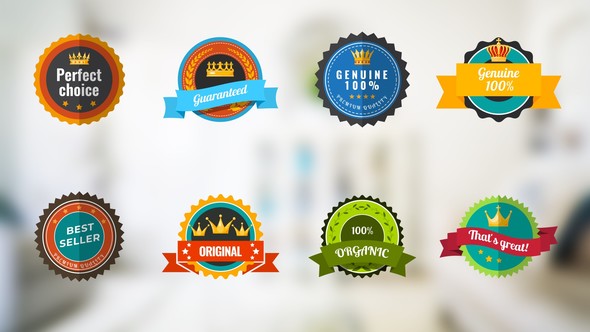 8 Badges, After Effects Project Files | VideoHive