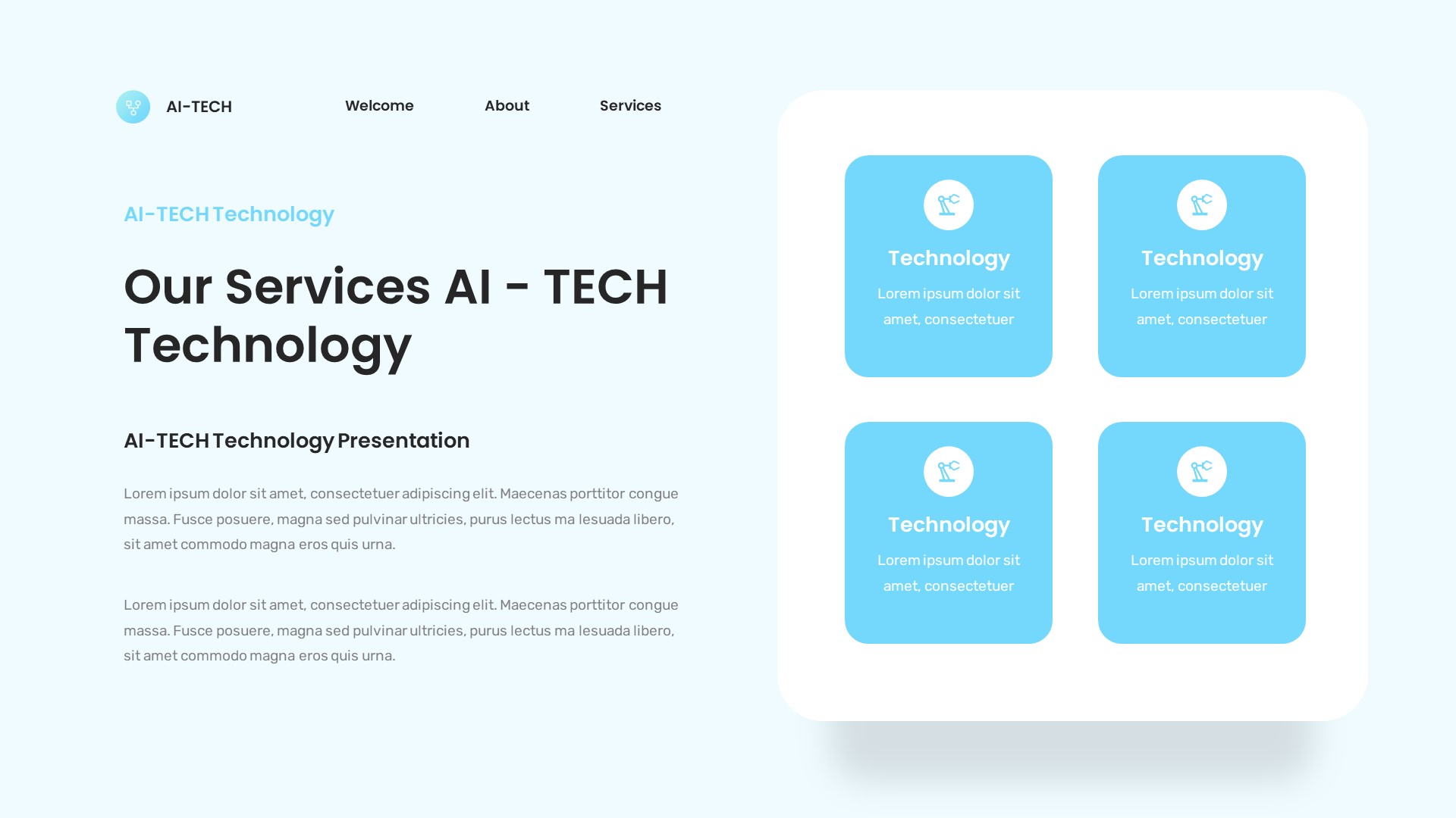 AI-Tech - Technology Powerpoint Template, Presentation Templates ...