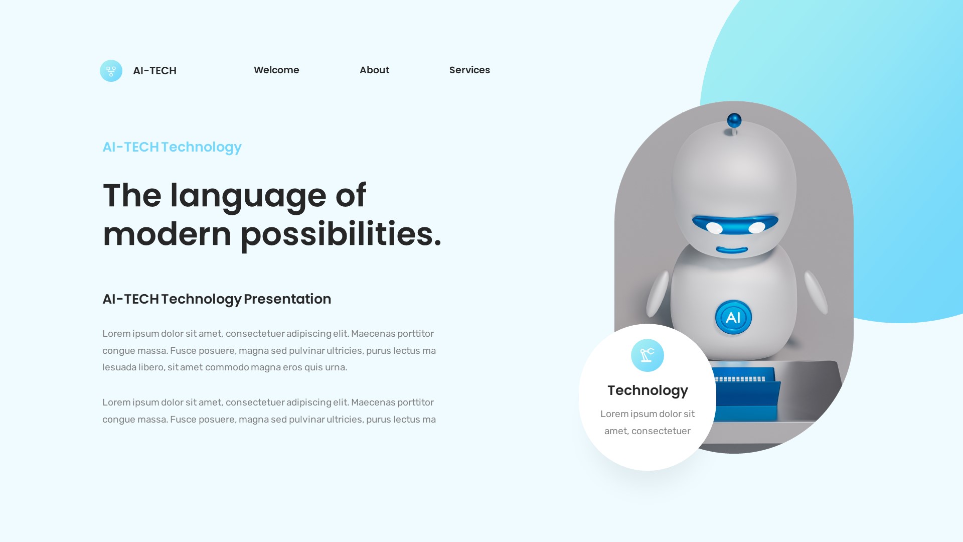 AI-Tech - Technology Keynote Template, Presentation Templates ...