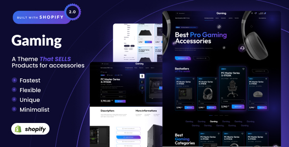 Gaming - Shopify 2.0 eCommerce Theme by RajodiyaInfotech | ThemeForest