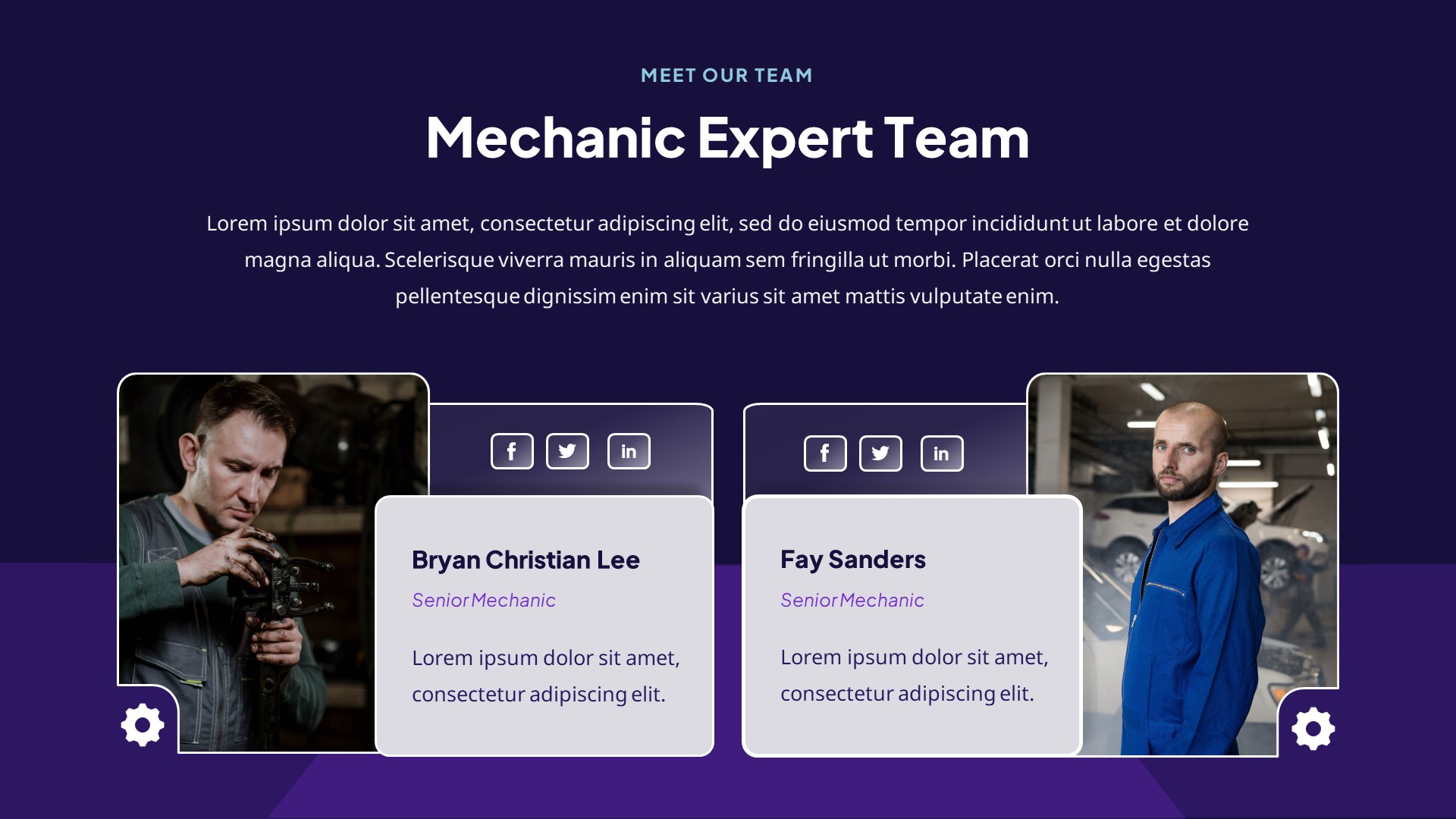 Carengine - Car Service PowerPoint Template, Presentation Templates