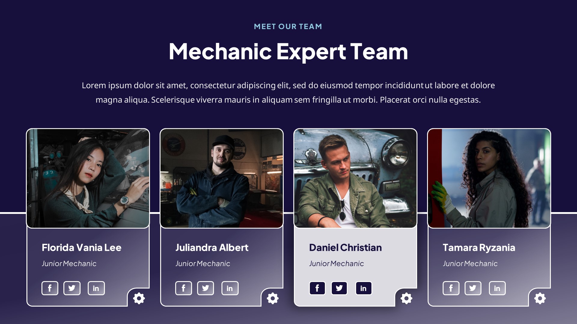 Carengine - Car Service PowerPoint Template, Presentation Templates