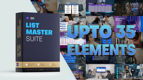 List Master Suite - PR, Premiere Pro Templates | VideoHive