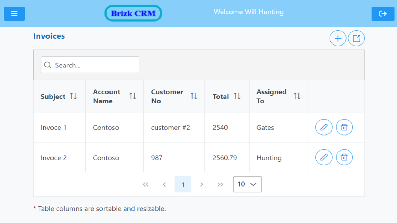 BrizkCRM - Customer Relationship Management Web App With Inventory ...