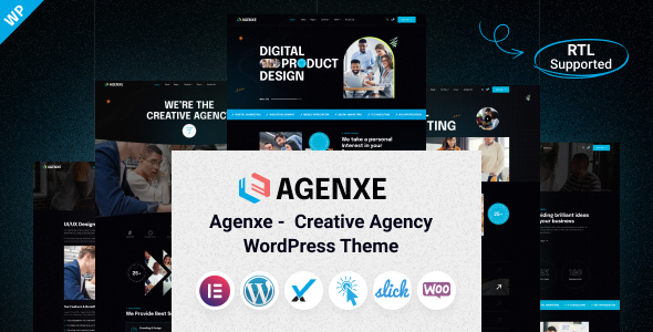 Agenxe – Creative Agency WordPress Theme by themeholy | ThemeForest