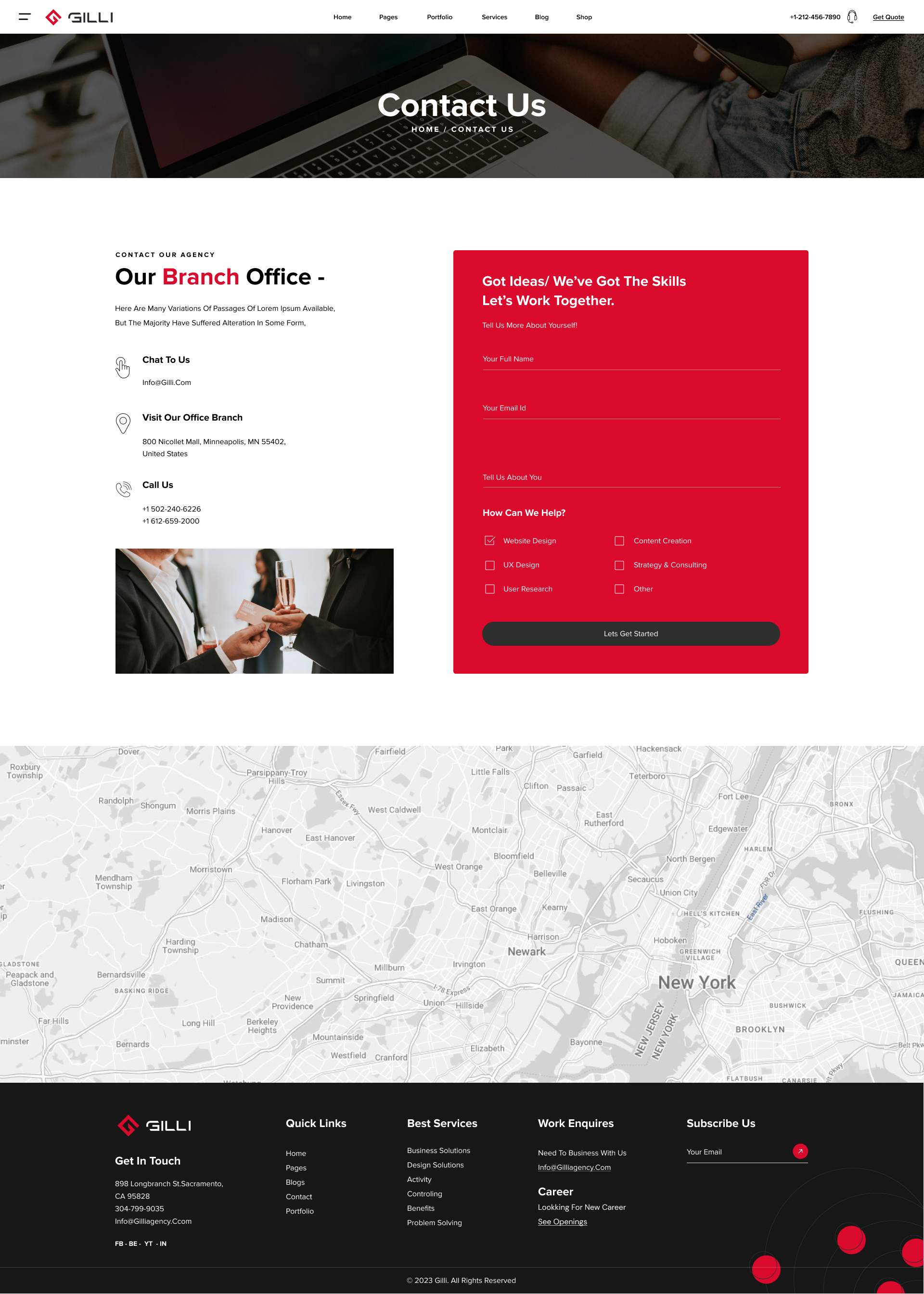 GILLI - Business Consulting Figma Template by BuddhaThemes | ThemeForest