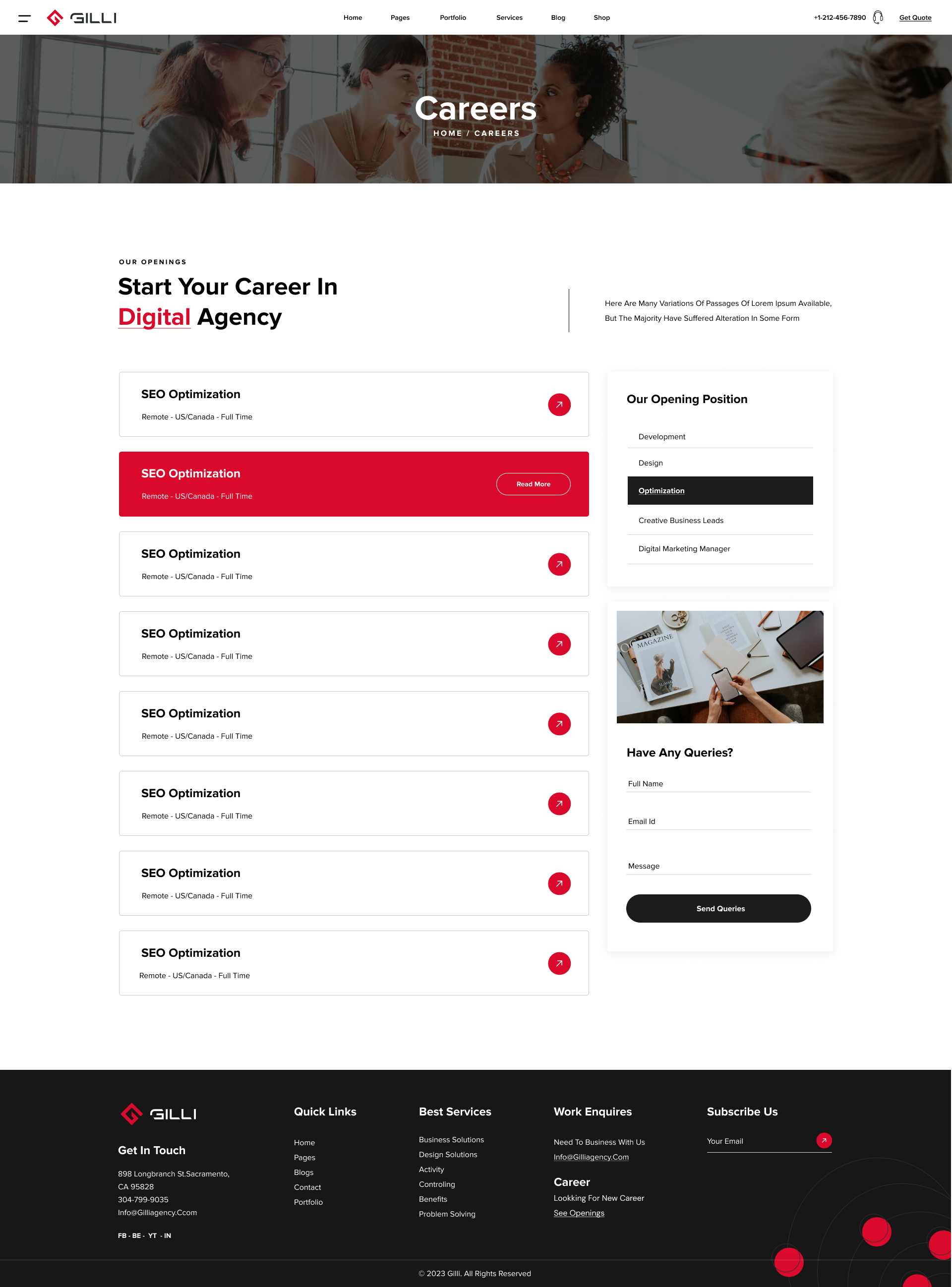 GILLI - Business Consulting Figma Template by BuddhaThemes | ThemeForest