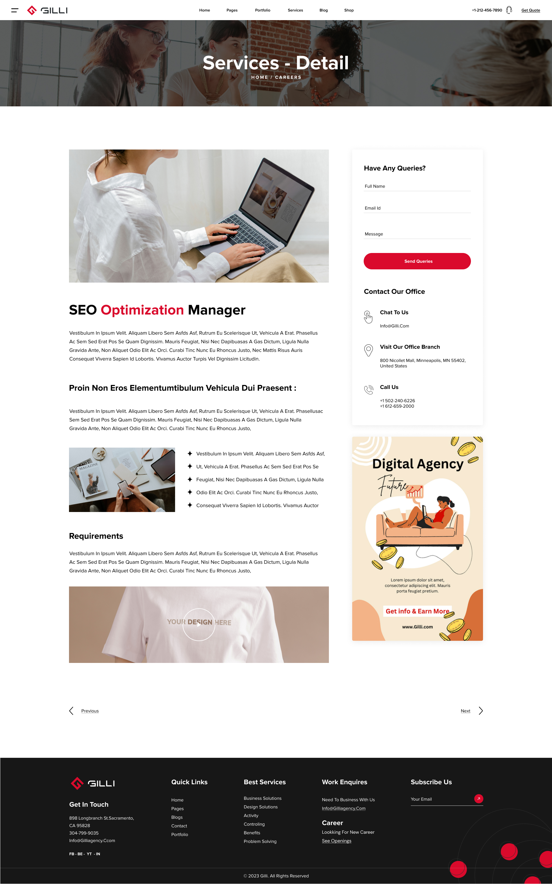 GILLI - Business Consulting Figma Template by BuddhaThemes | ThemeForest