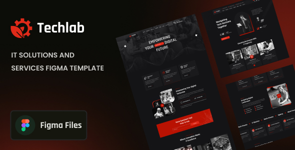 Techlab - IT Solutions And Services Figma Template by Mugli | ThemeForest