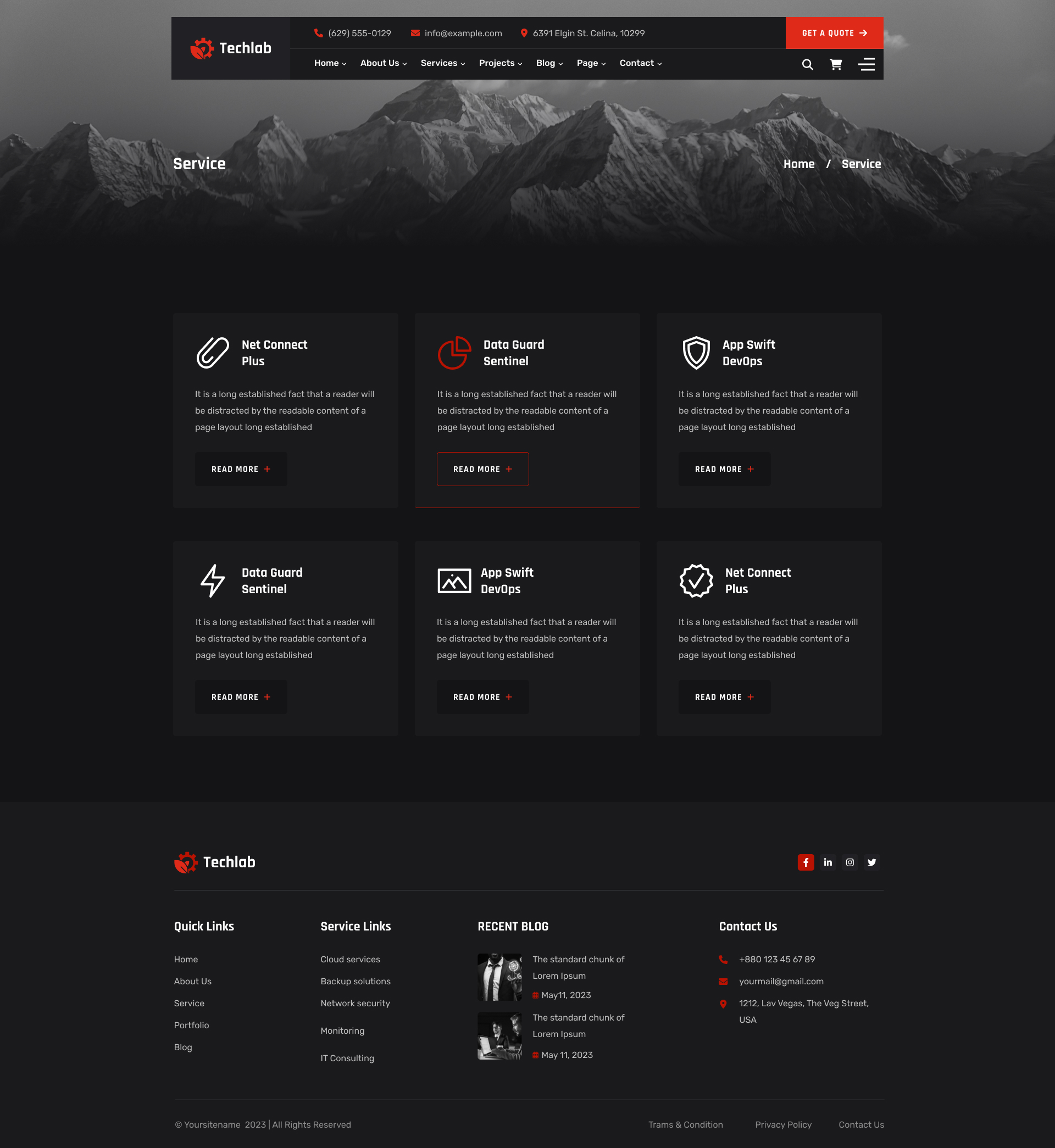 Techlab - IT Solutions And Services Figma Template by Mugli | ThemeForest
