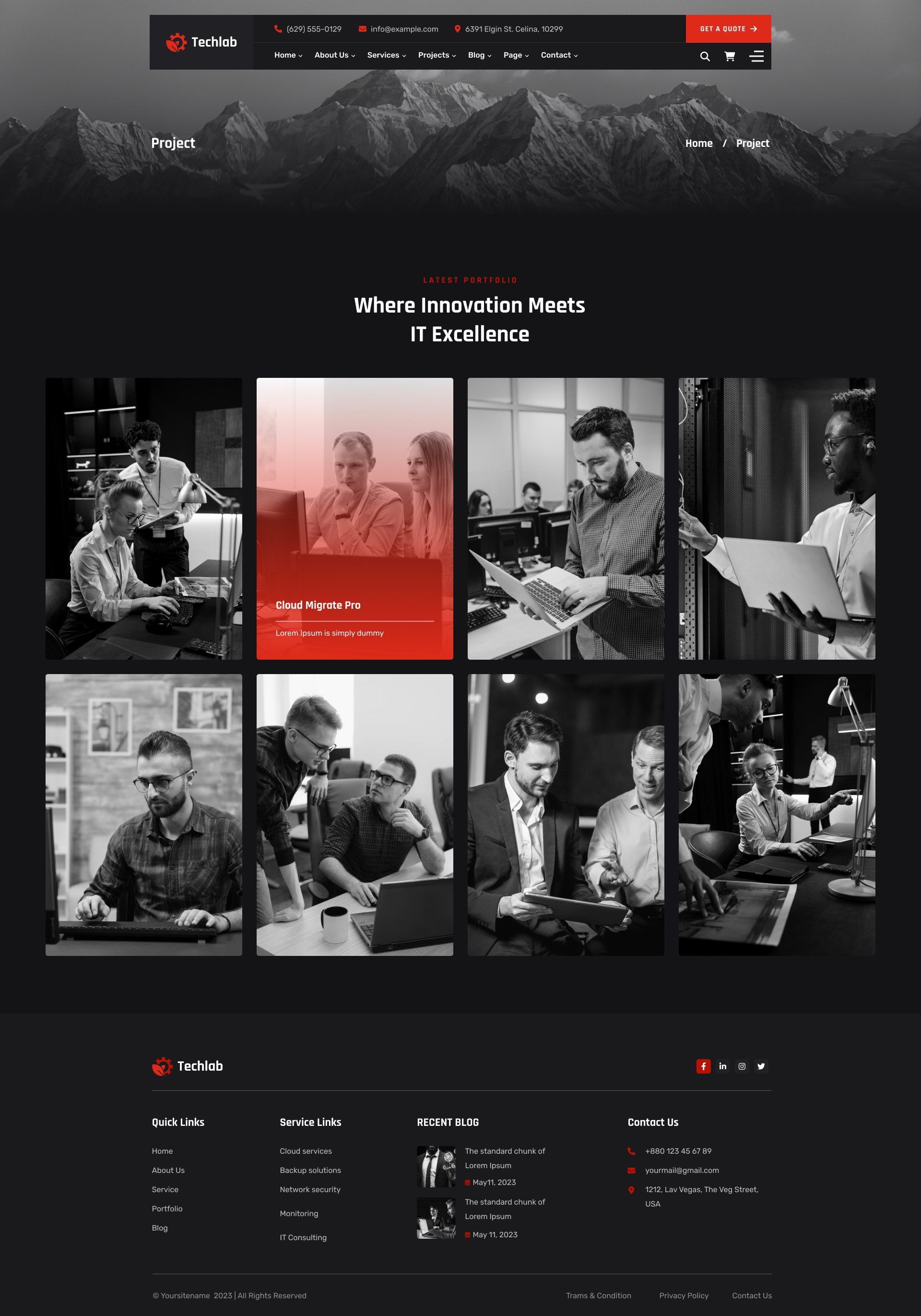 Techlab - IT Solutions And Services Figma Template by Mugli | ThemeForest