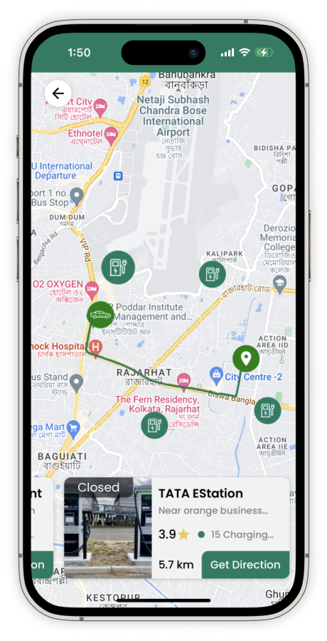EV Charging Station App | Electric Vehicle Charging Spot App | Ionic ...