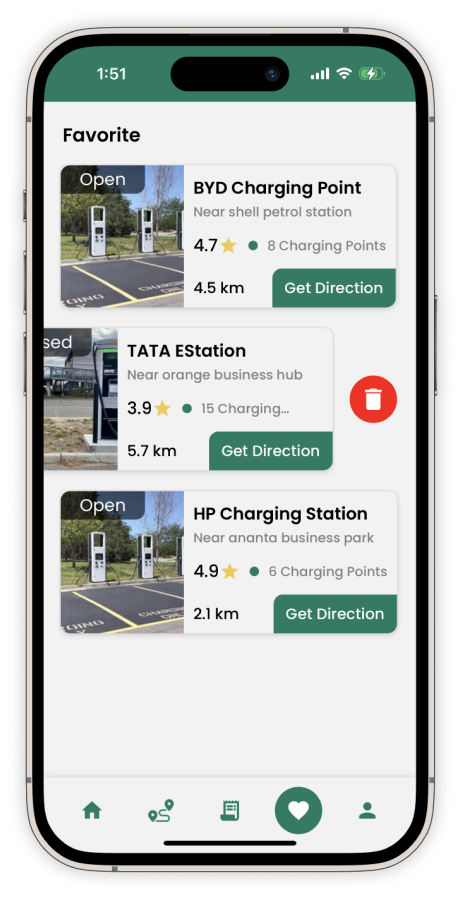 EV Charging Station App | Electric Vehicle Charging Spot App | Ionic ...