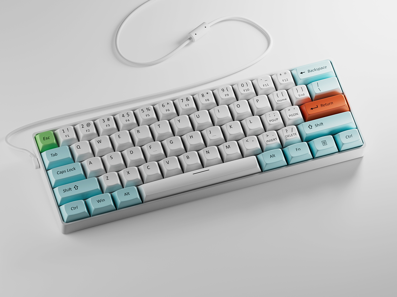 60% Mechanical Keyboard 3D Model Pack by Abdelrahman_El-masry | 3DOcean