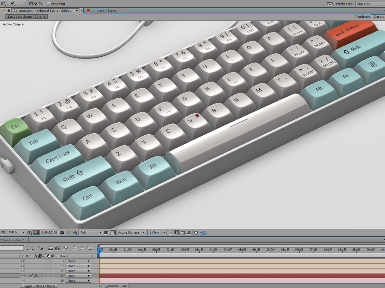 60% Mechanical Keyboard 3D Model Pack by Abdelrahman_El-masry | 3DOcean