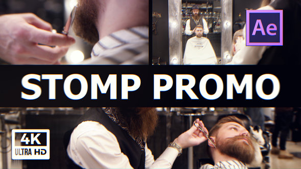Stomp Promo - Product Promo - Split Screen Opener, After Effects Project Files