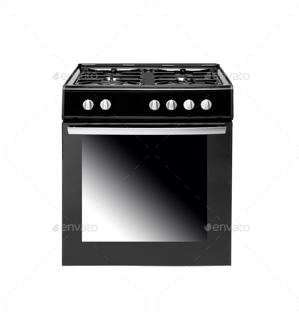gas cooker over the white background Stock Photo by ozaiachin | PhotoDune