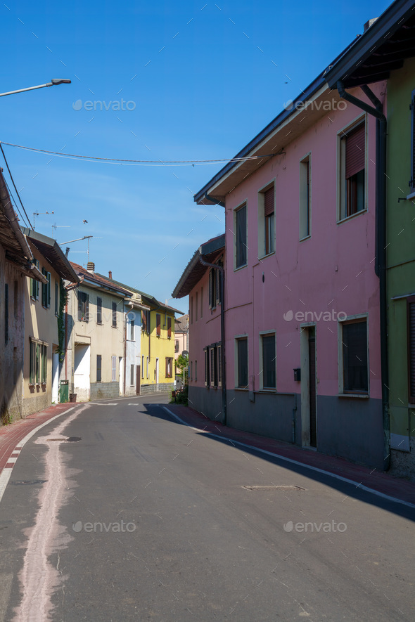 Quartiano, old village in Lodi province, Italy Stock Photo by clodio