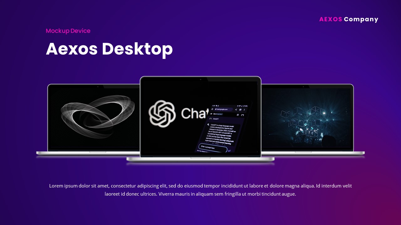 Aexos - AI Tech Presentation Keynote Template, Presentation Templates