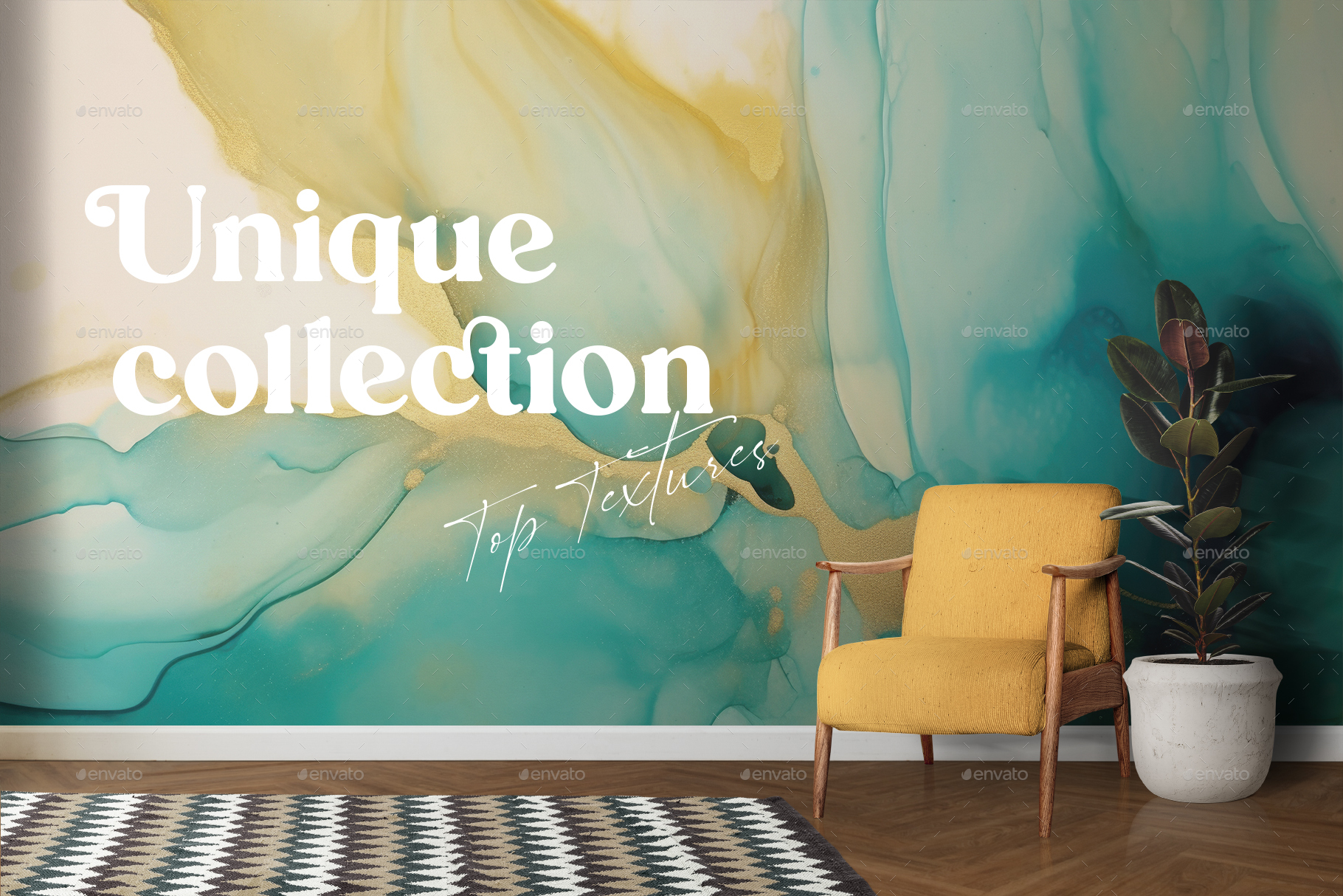 Liquid ink Turquoise Texture Pack, Graphics | GraphicRiver