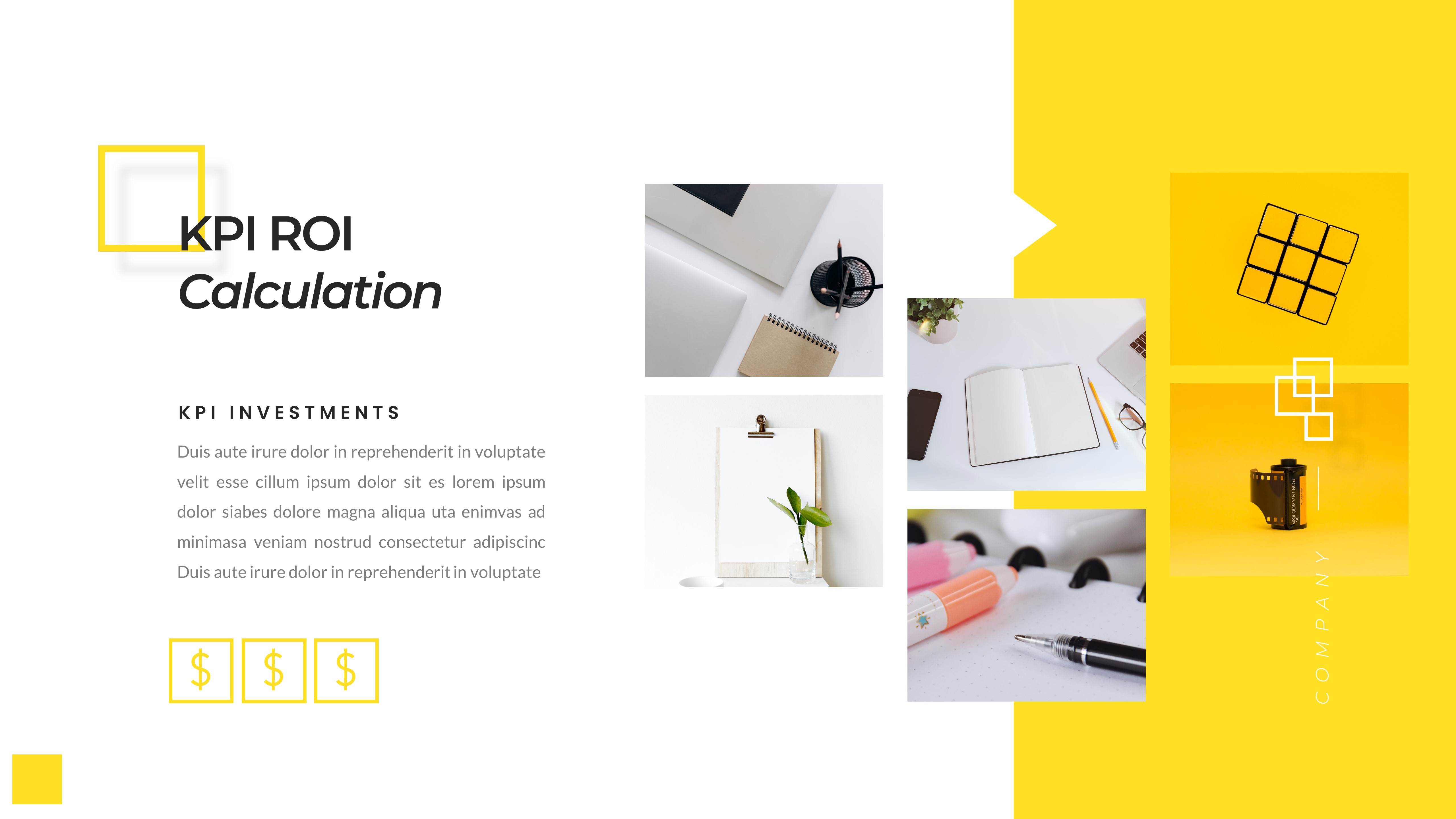 Key Performance Indicators (KPIs) Keynote Template, Presentation Templates